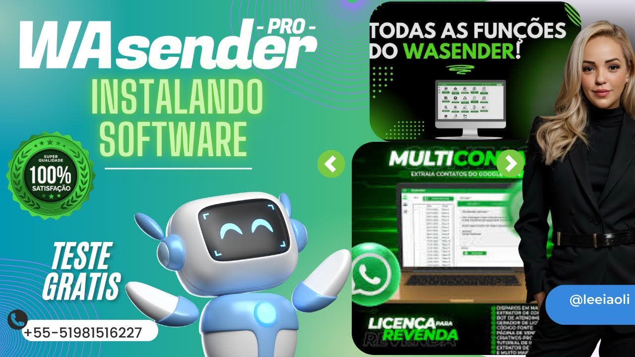 Como instalar o #wasender - YouTube