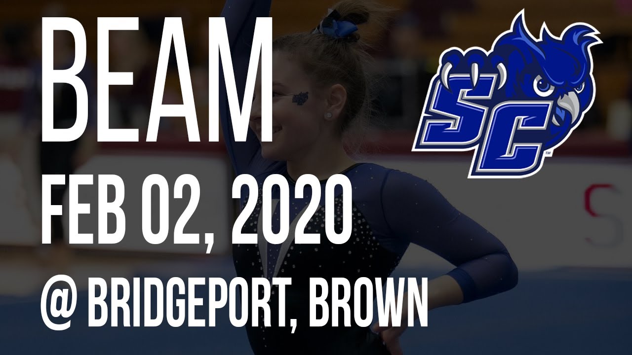 SCSU Women's Gymnastics Feb-02-2020 Balance Beam - YouTube