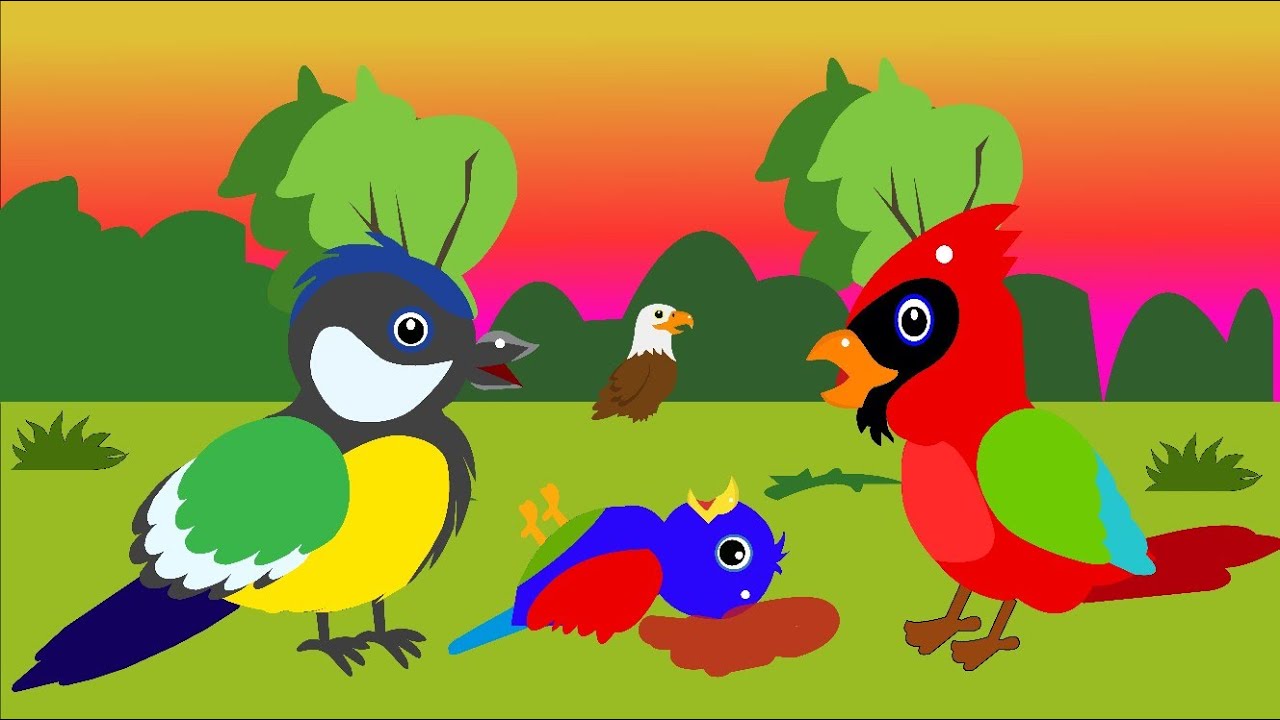 Birds story |Birds Story|ChidiyawalaCartoon| HungryBirds |Chidiya Rani ...
