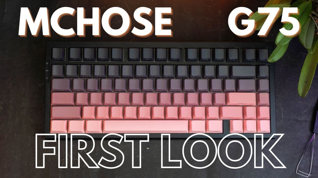 Mchose G75 PRO - 1st look - I didn't expect this! - YouTube