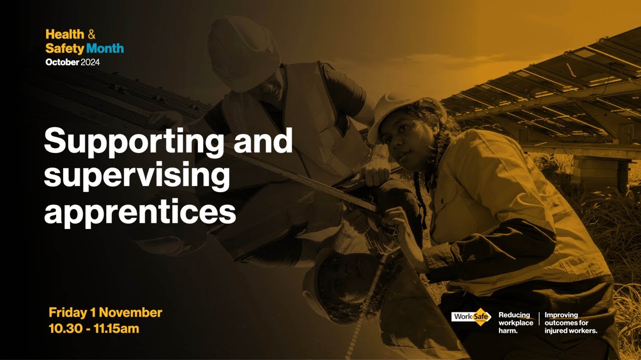 Supporting and supervising apprentices - YouTube