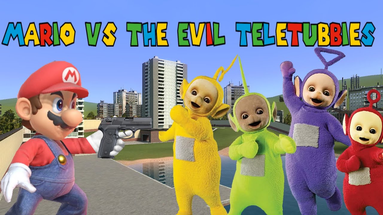 Mario Vs the evil Teletubbies - YouTube
