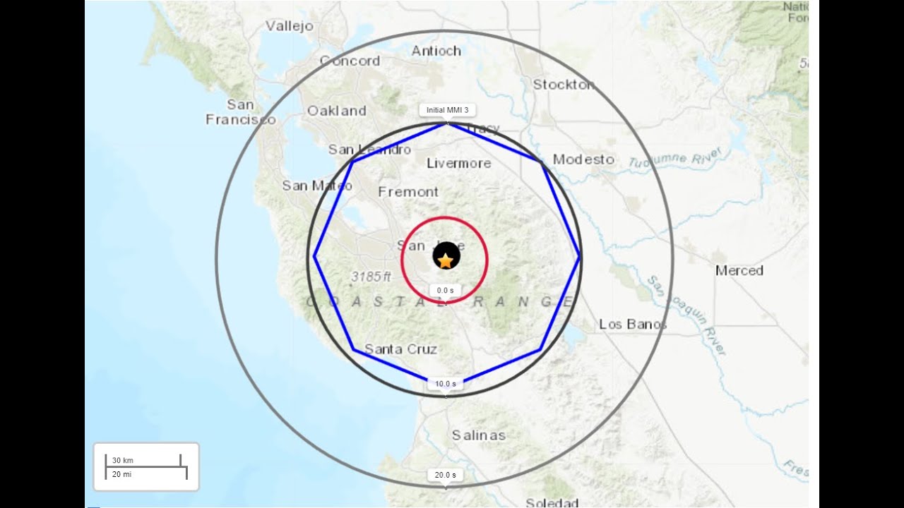 5.1 Earthquake Northern Ca, update and USGS forecast.. Tuesday night ...