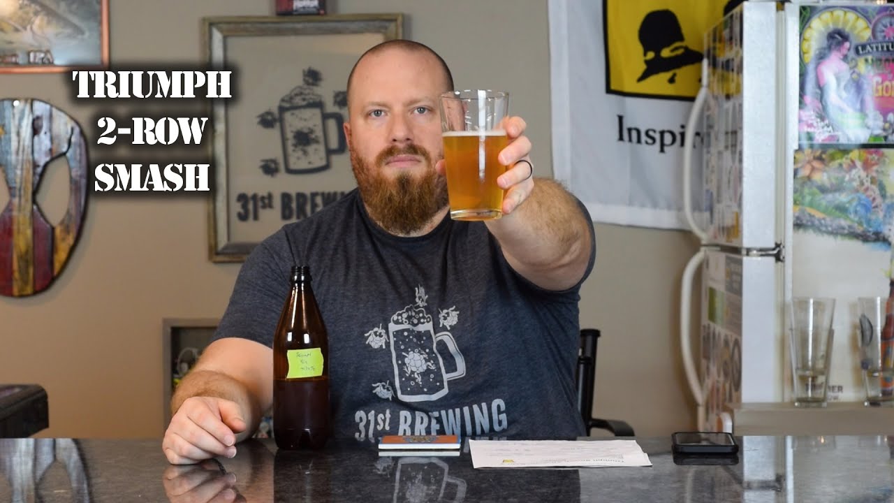 Triumph 2-Row SMASH Beer All Grain Tasting 4 - YouTube