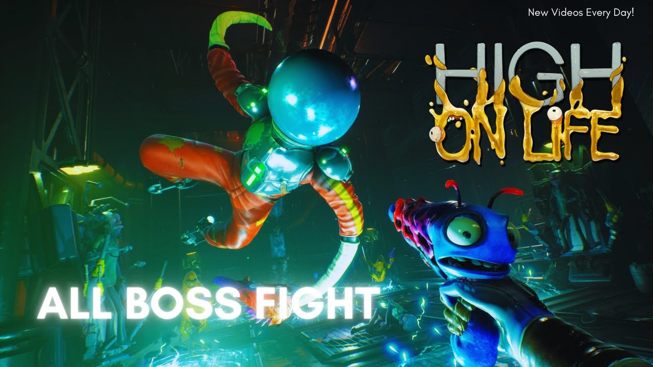 The FUNNIEST Boss Fights in Gaming? | High On Life - All Bosses & Final ...