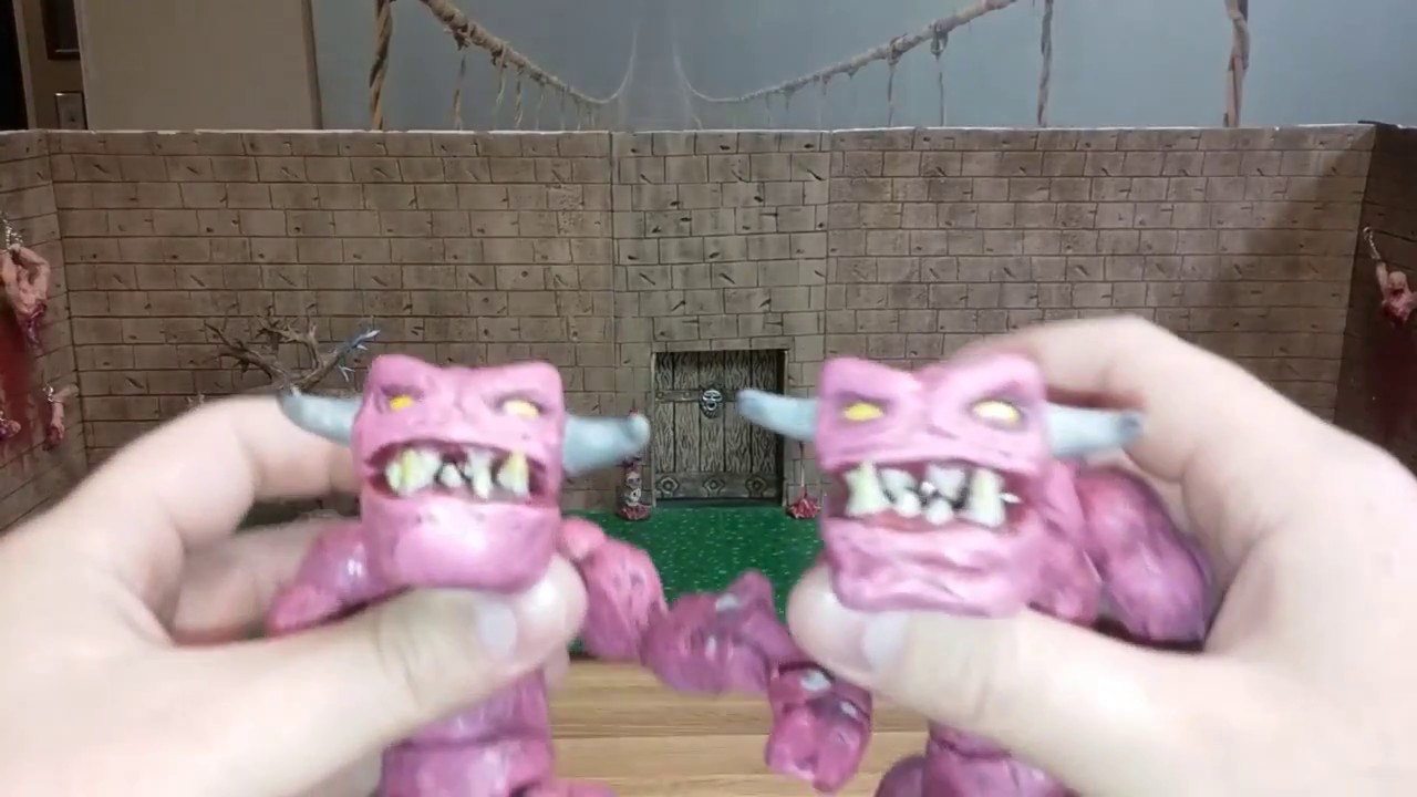Doom pinky demon custom action figures enulmer enulmerfigs - YouTube