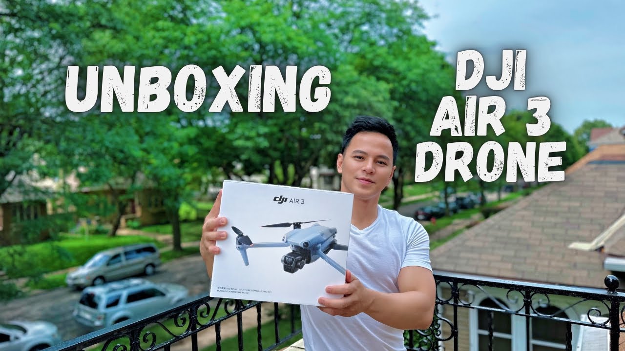 DJI Air 3 Drone UNBOXING | FLYING - YouTube