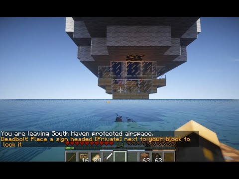 Minecraft Airship Pirates World: Airship Captains Guide - YouTube