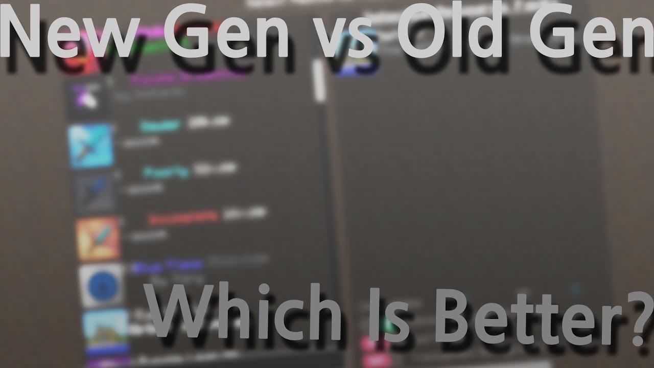 Old Gen vs New Gen Texture Packs - YouTube
