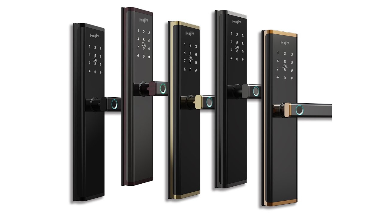 New design HC-D3 Security door smart lock Opersation video - YouTube