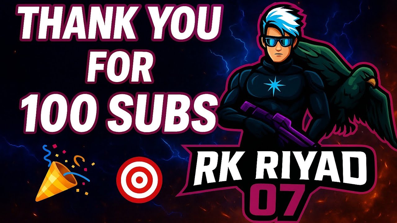 RK RIYAD 07 is live! “🔥 100 SUBS COMPLETED 💪 THANK YOU EVERYONE ️ ...