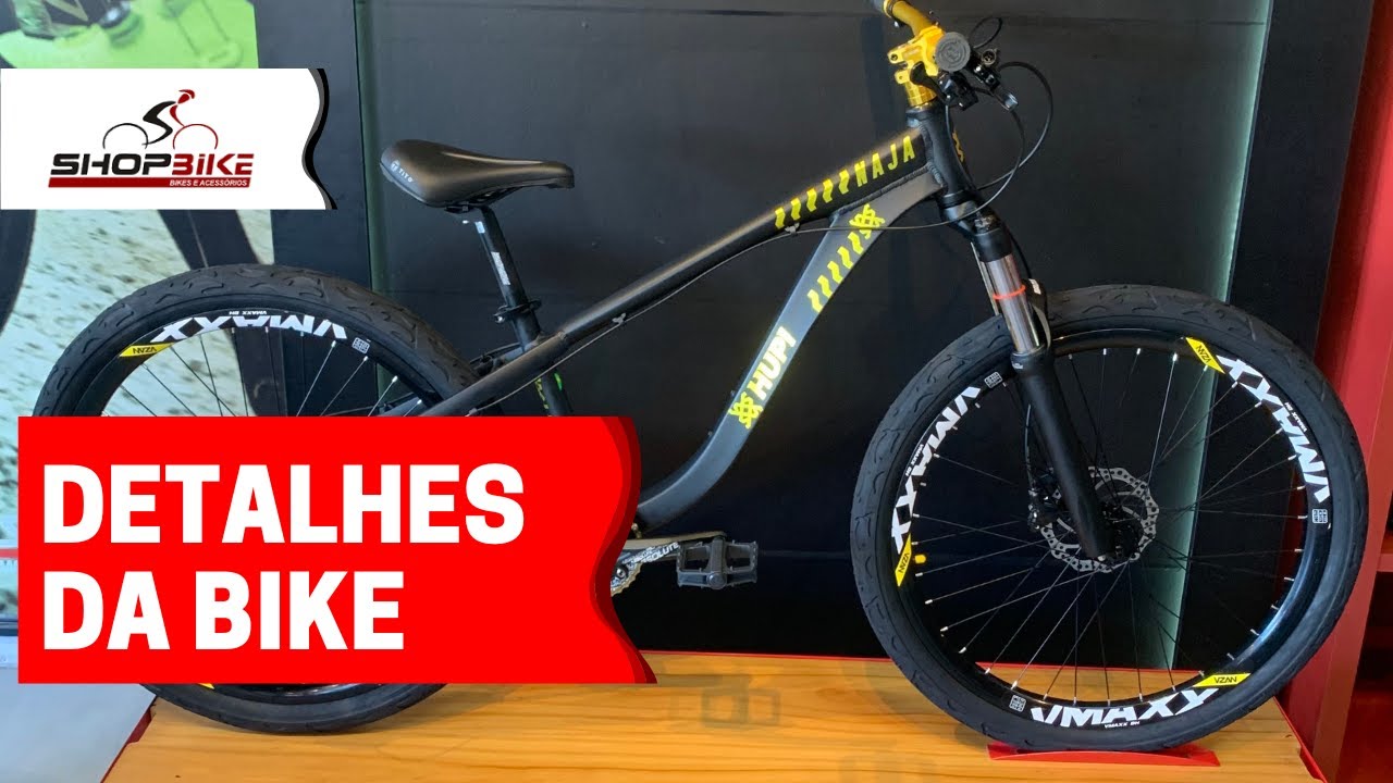 Bicicleta Hupi Naja V8 Aro 26 Prime 12v Preto e Dourado - YouTube