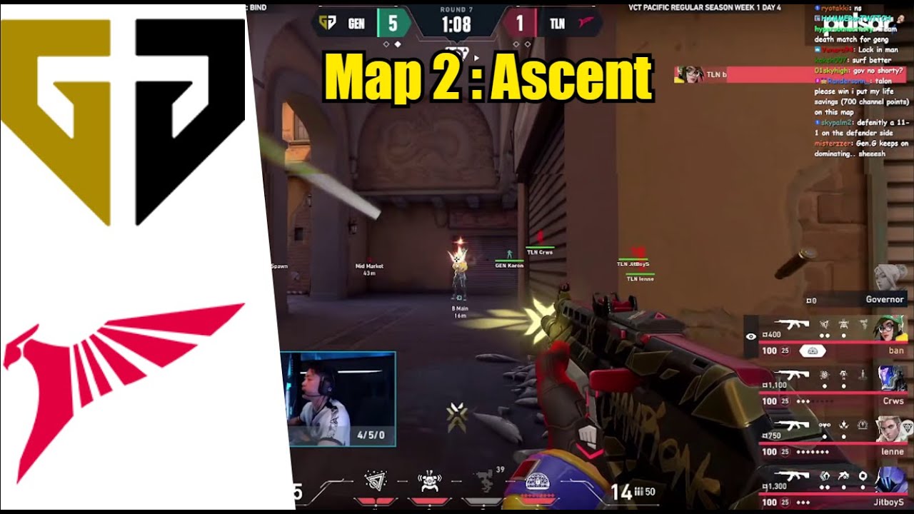 Gen.G vs TLN | Map 2 | Champions Tour 2024: Pacific Stage 1 | - YouTube