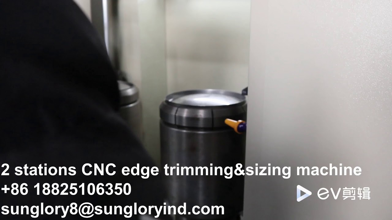 Sun Glory edge trimming&sizing machine - YouTube