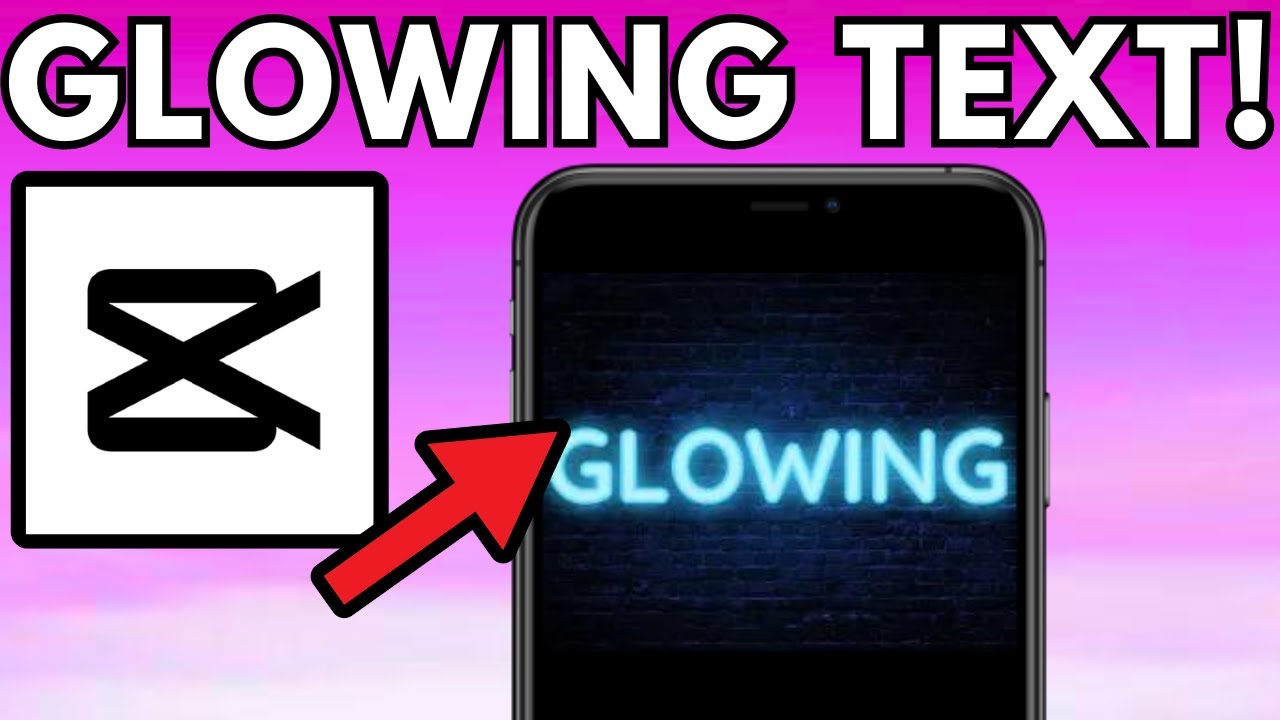 How To Get Glowing Text In CapCut 2024 - YouTube