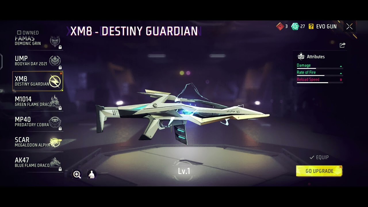 free fire XM8 EVO Laval 2 - YouTube
