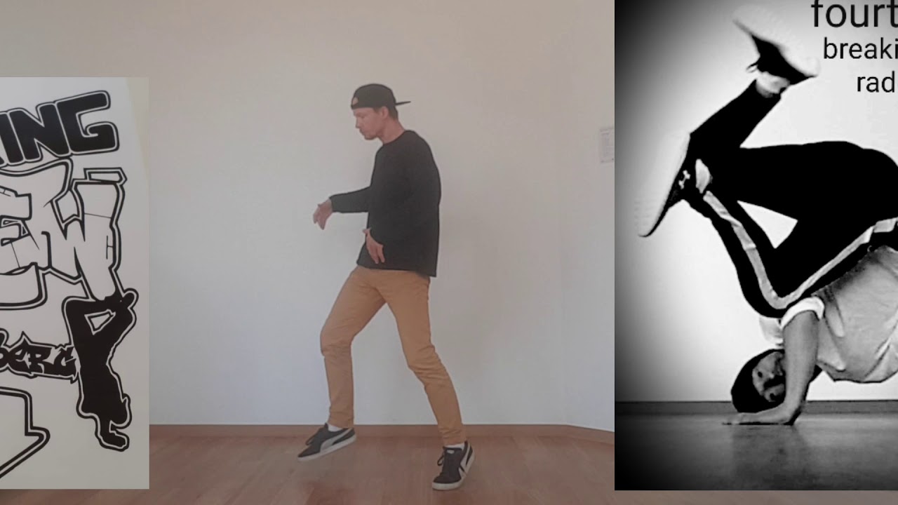 BreakingCREWradeberg Trainingsvideo Nr. 3 Kick Step Back Step Tutorial Breaking Toprock - YouTube
