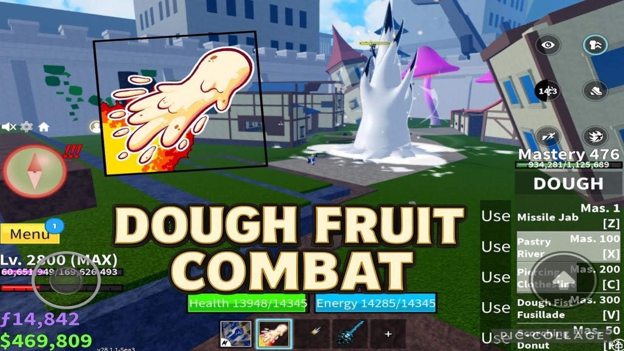 DOUGH Fruit For PVP! In Blox Fruits! - YouTube