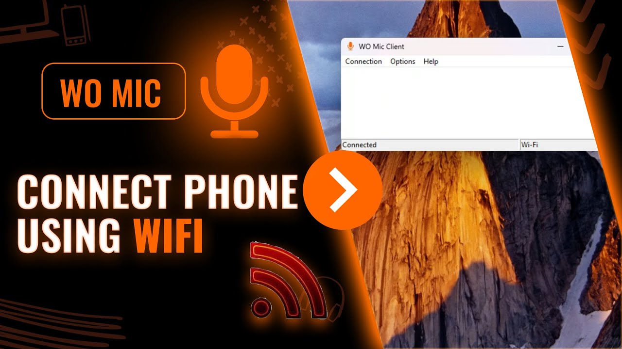 WO Mic Connect PC WiFi: Android, iPhone Wireless Microphone Setup Via ...