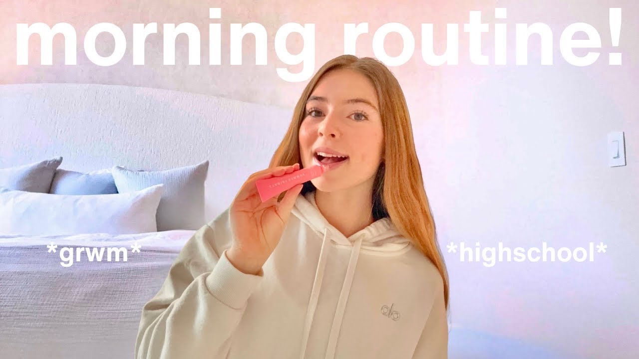 realistic highschool morning routine vlog🌞*grwm for school* - YouTube