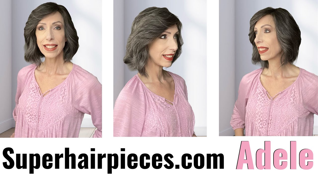 SUPERHAIRPIECES ADELE REMY HUMAN HAIR WIG REVIEW | Color G30 Salt And ...
