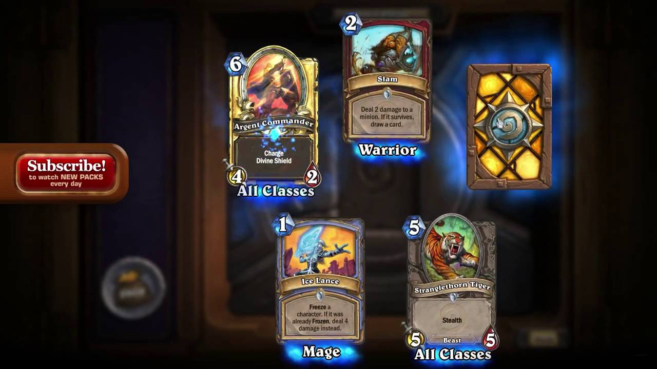 1 Golden Rare & 1 Rare Hearthstone Cards! Hearthstone Packs Opening ...