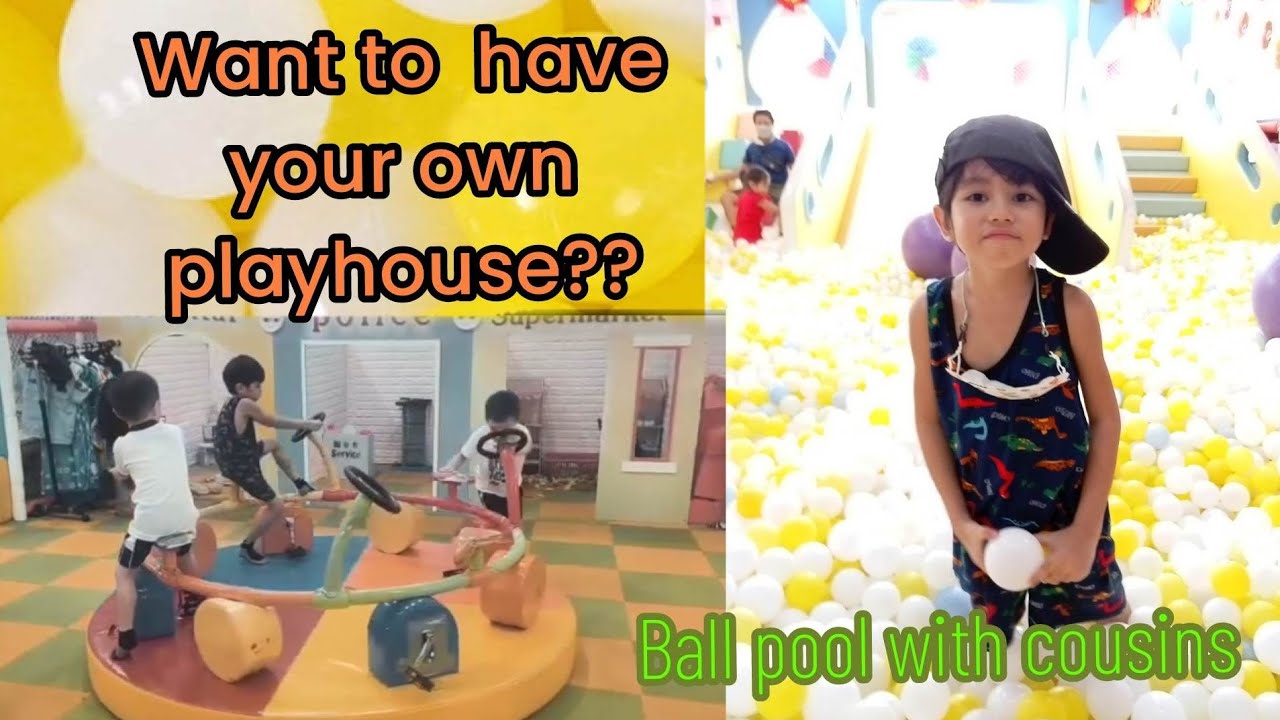 Playhouse mall with cousins - YouTube