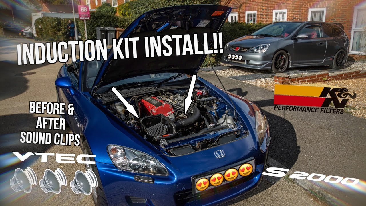 Honda S2000 K&N FIPK Induction Kit Install! With Before & After Audio ...