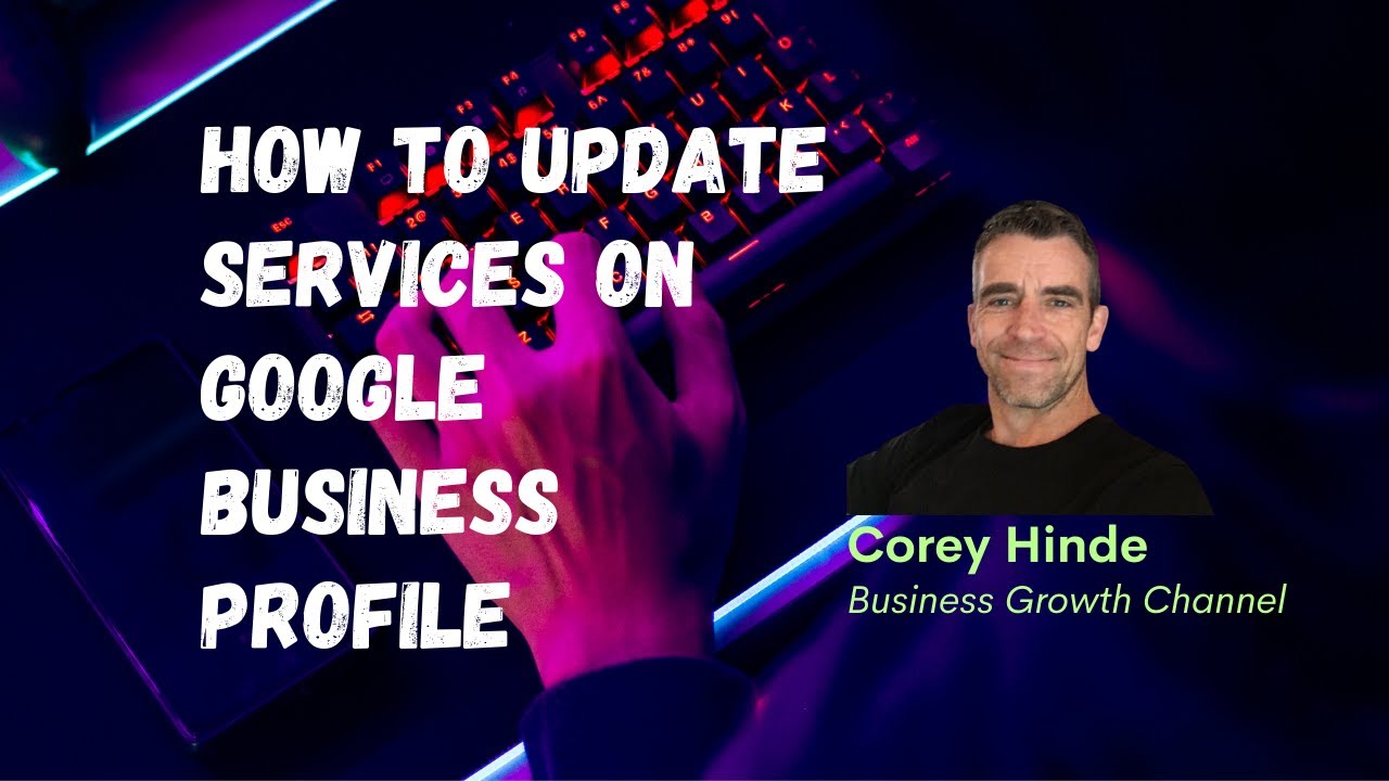 How to update services on google business profile - YouTube