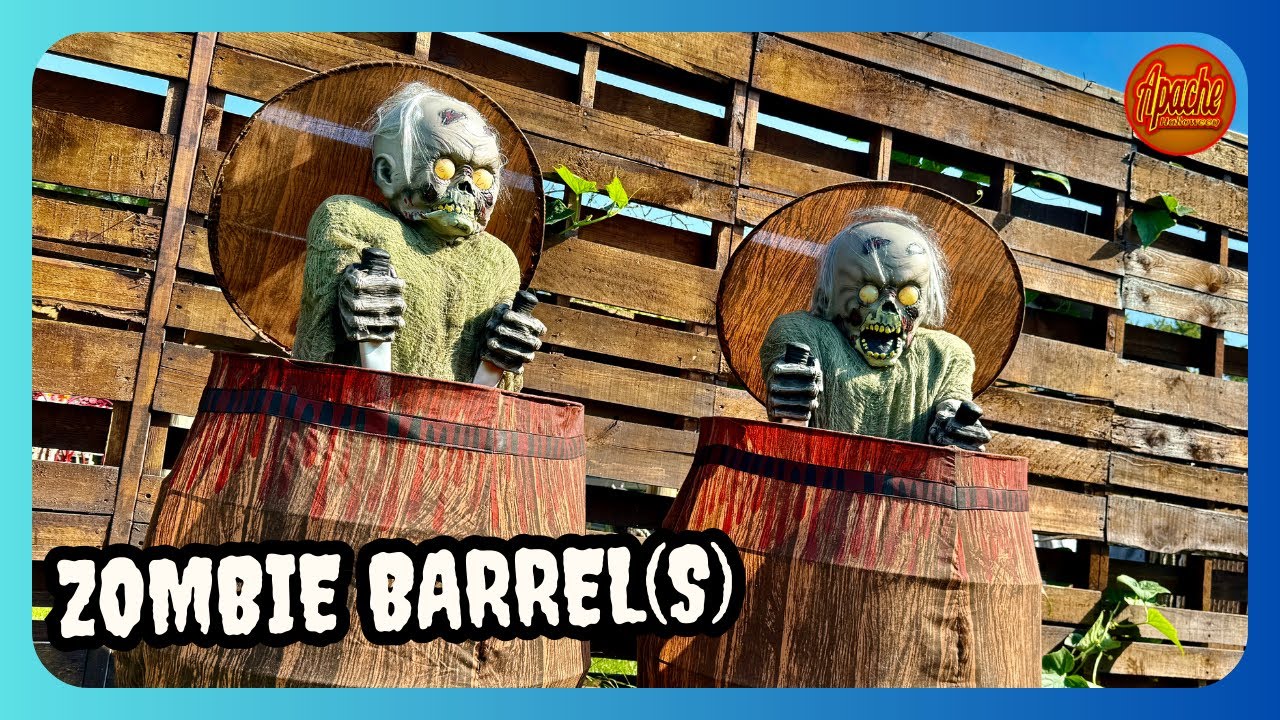 I got a Zombie Barrel, then I got another. (Spirit Halloween) - YouTube