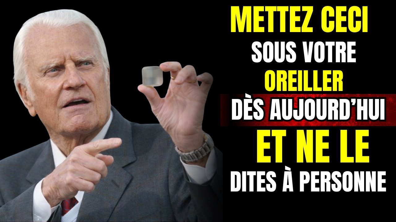 Mets CECI sous ton Oreiller et tes PROBLÈMES d’ARGENT disparaîtront ...