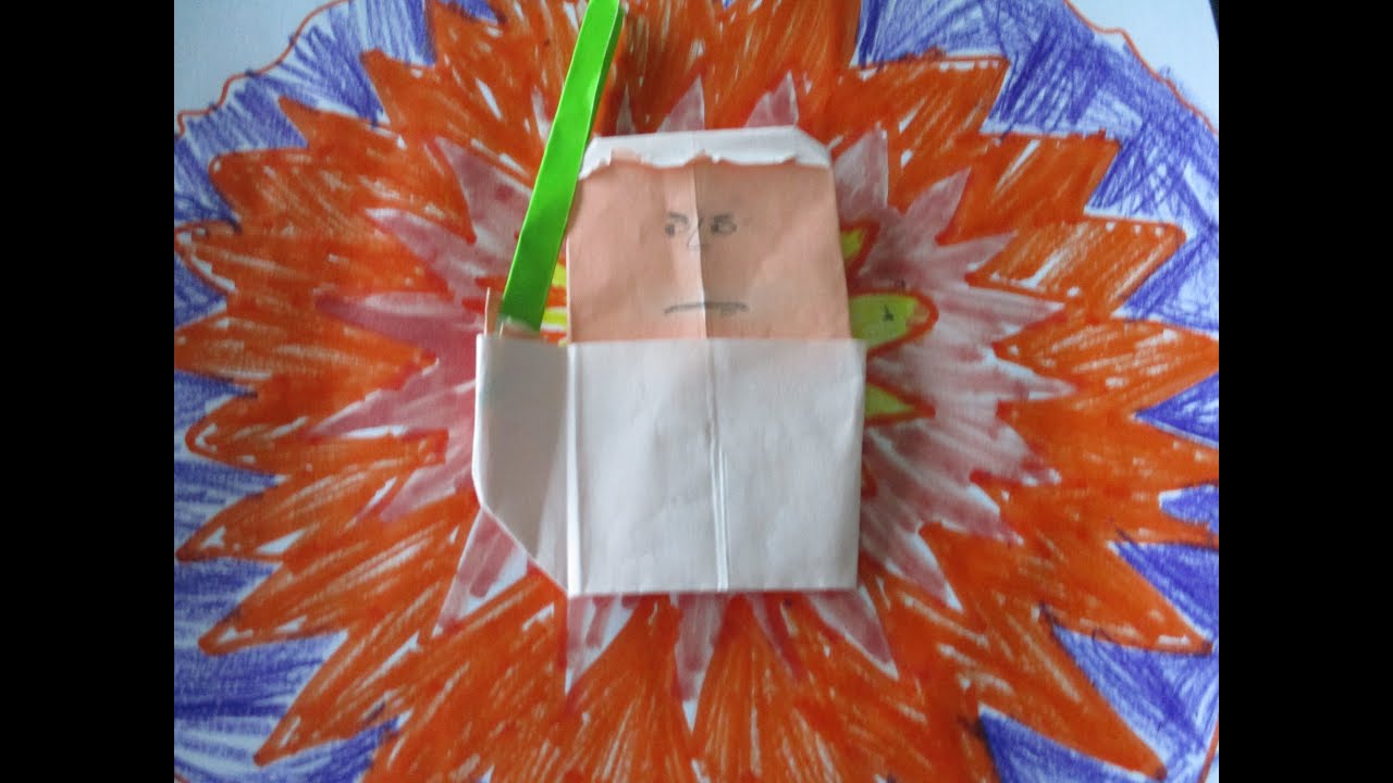How to make an origami Luke Skywalker - YouTube