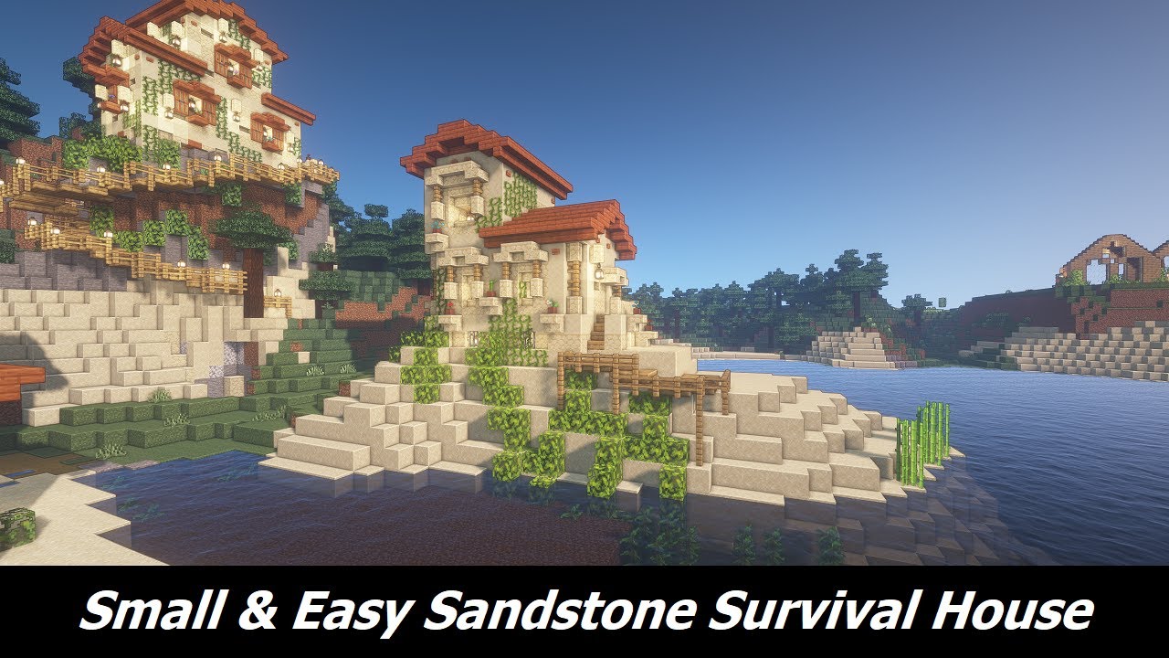 Sandstone Minecraft House