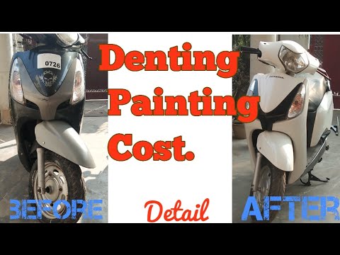 Restoration Honda Aviator, Denting Painting full detail. - YouTube