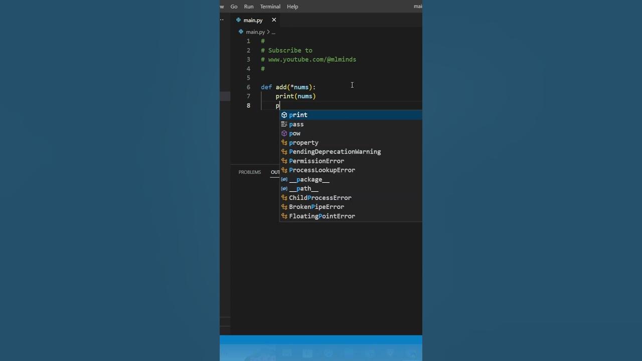 Secret to Passing Unlimited Arguments in Python Functions! | #python #coding #programming - YouTube