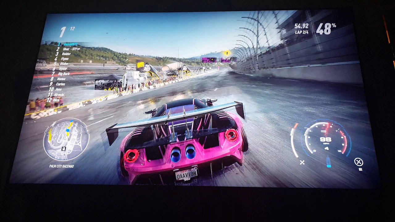 NFS Heat - First Race With The Ford GT - PS4 PRO 1440P - YouTube