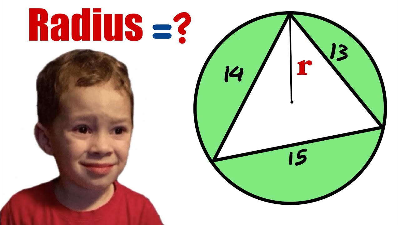 Can You Find the Radius of the Circumcircle Using Triangle Sides? - YouTube