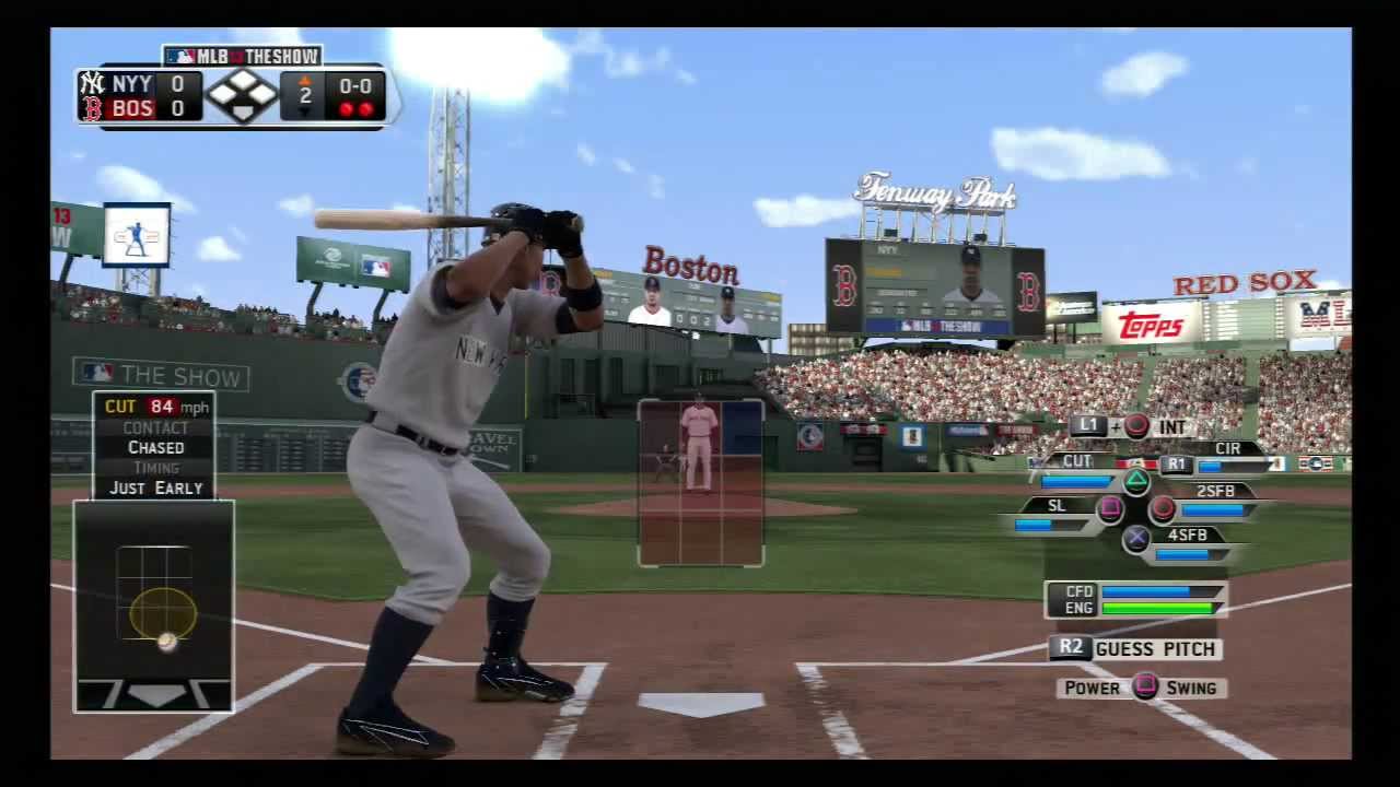 MLB 13: The Show - New York Yankees Vs. Boston Red Sox (2014 Rosters ...