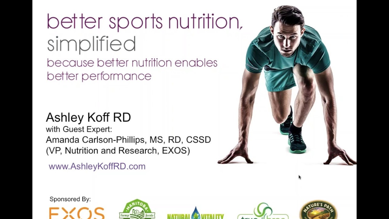 What to eat / take for better sports performance - YouTube