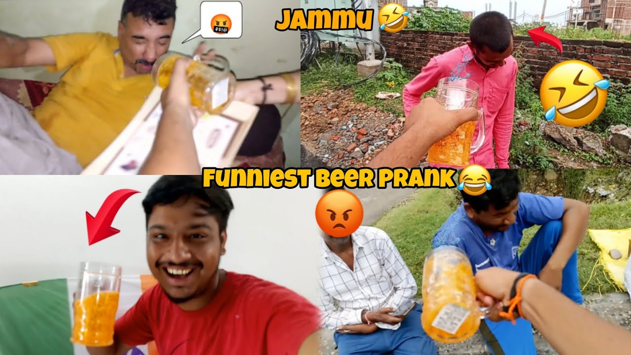 Funniest Prank In Jammu (beer prank) 😂#prank - YouTube