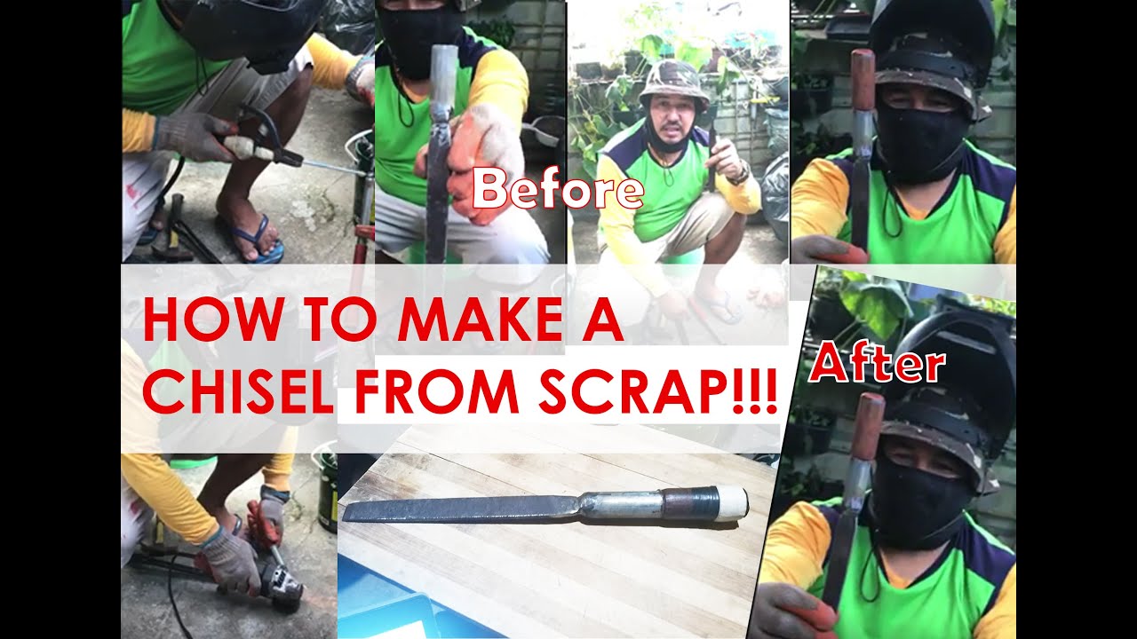 DIY #01: How to make CHISEL from scrap - YouTube