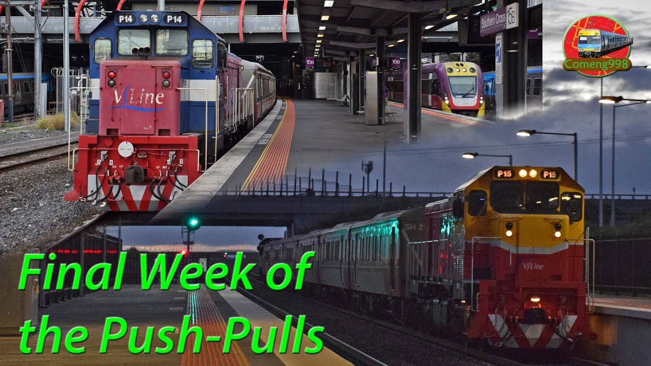 Final Week of the V/line P Class Push Pull Services - YouTube