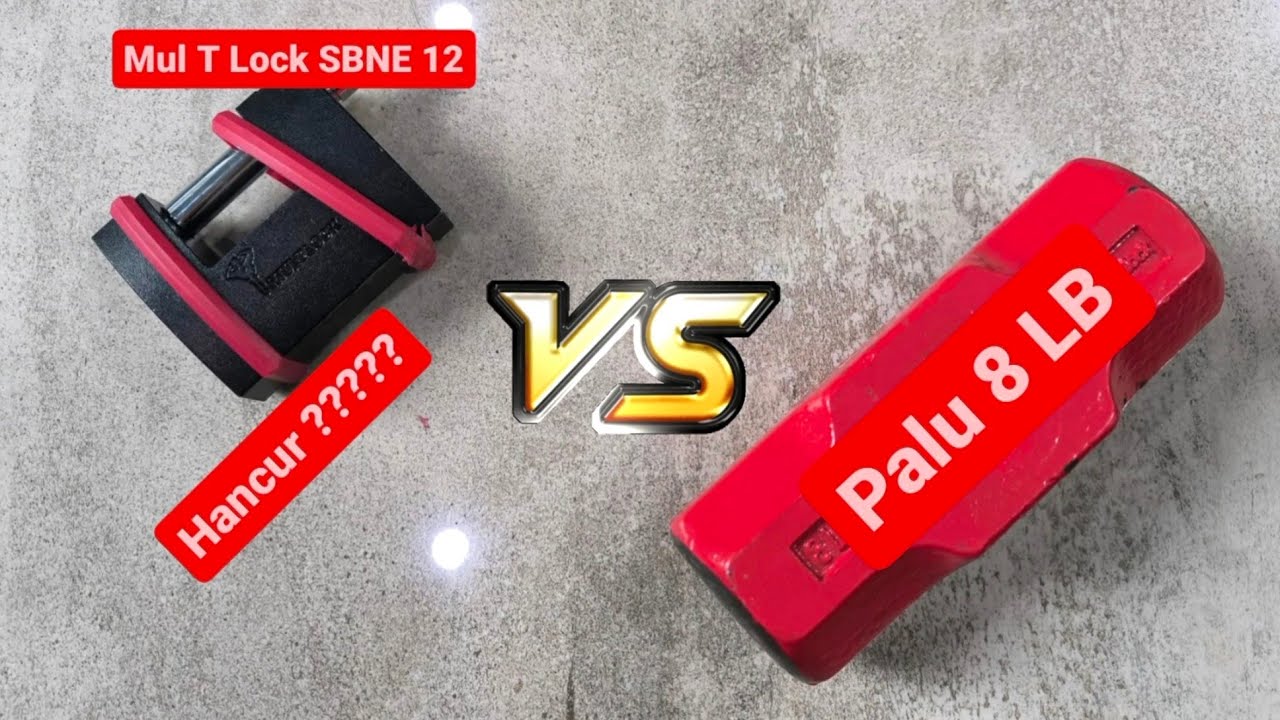 Mul-T-Lock SBNE 12 Padlock VS Hammer (@lockpickinglawyer ...