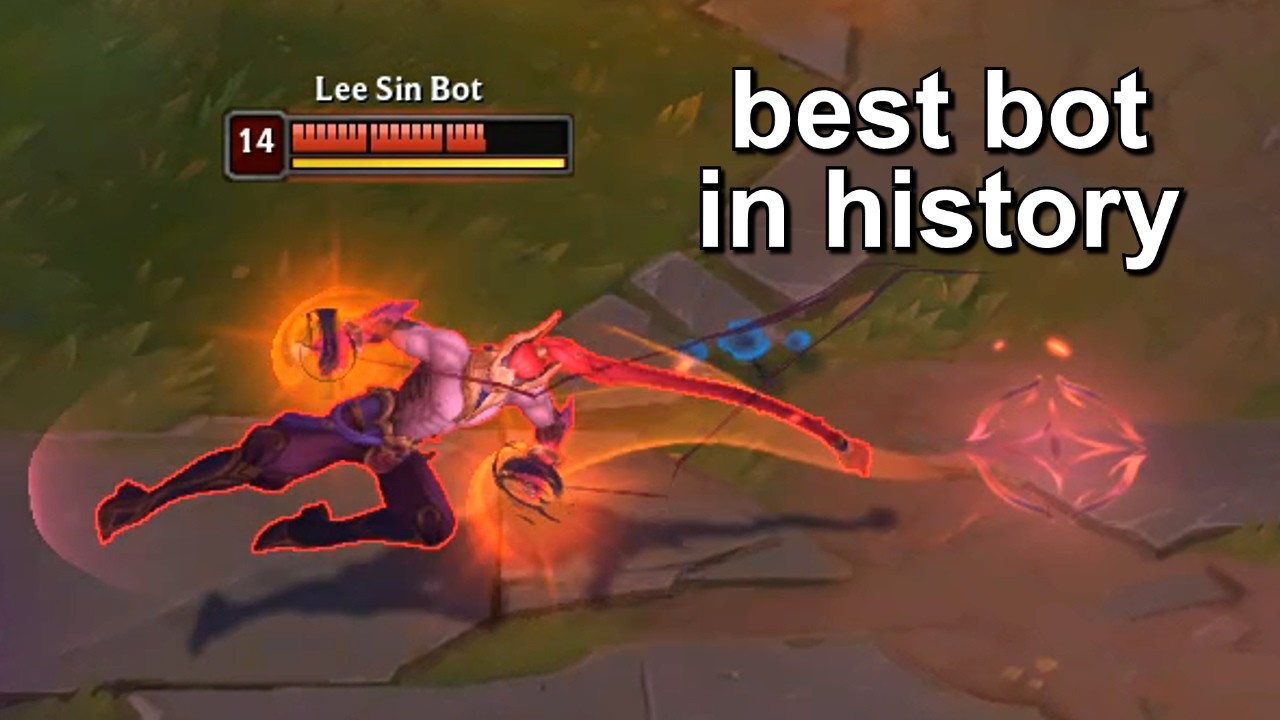 Best of LEE SIN BOT! (1v9 Machine) - YouTube