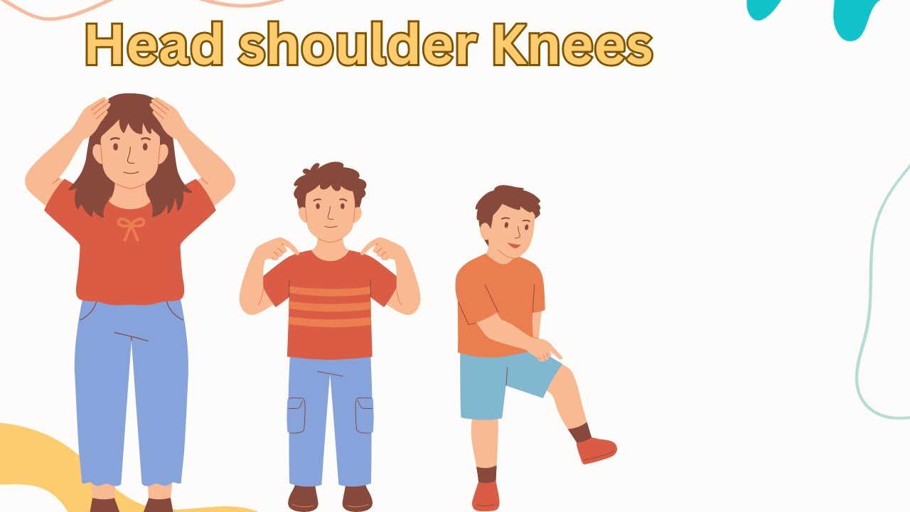 Head Shoulder Knees Toes Body parts Poem | Dinoworld Nursery Rhymes ...