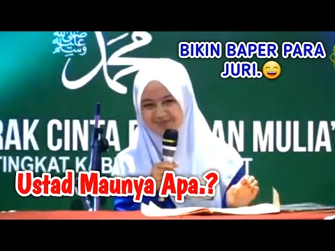 Santriwati Cantik Baca Kitab Kuning,Bikin Baper Para Juri