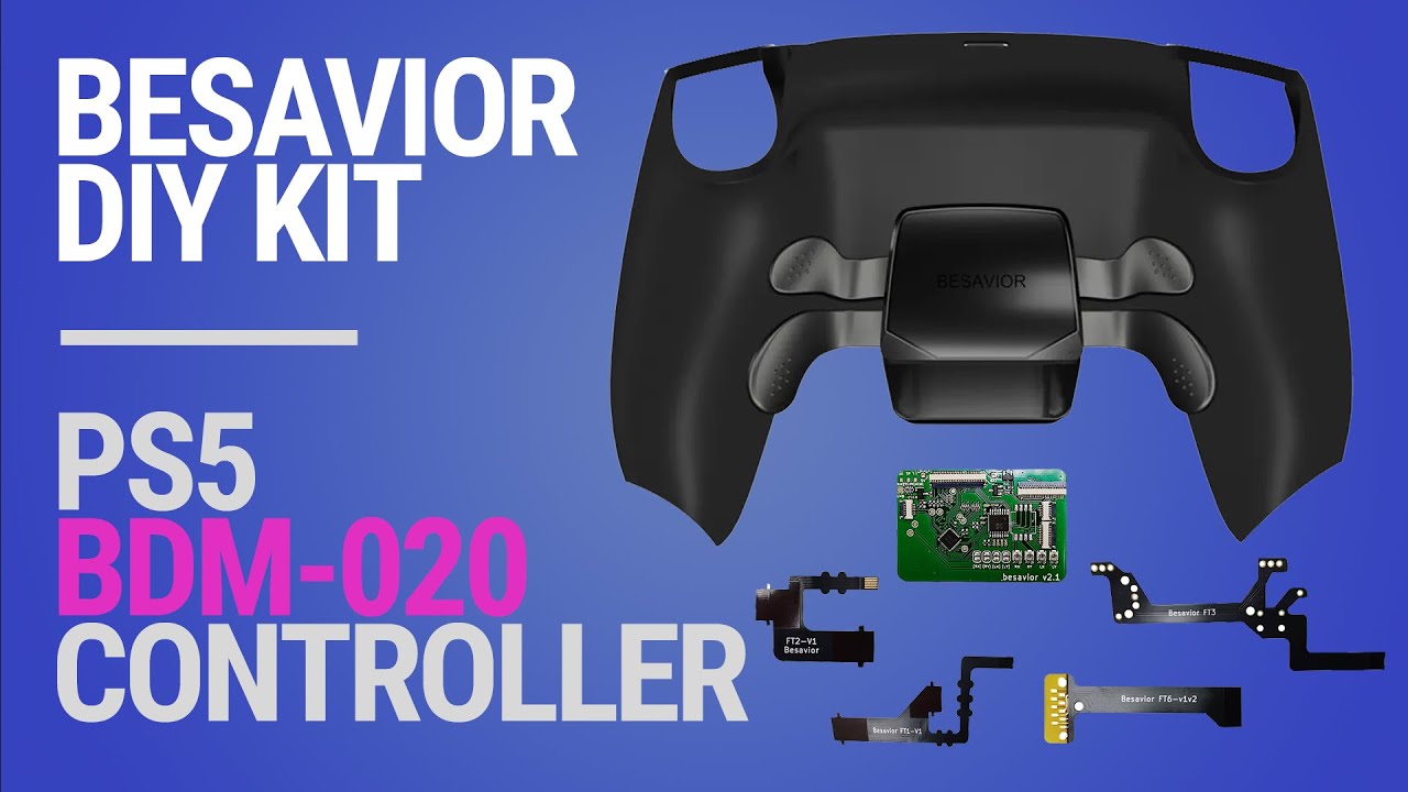 PS5 Controller (BDM-020) | Besavior DIY KIT Installation Tutorial - YouTube