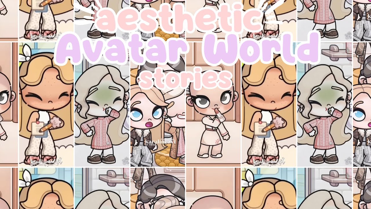 🍓30 minutes of Aesthetic Avatar World - routines, roleplay, cooking ...