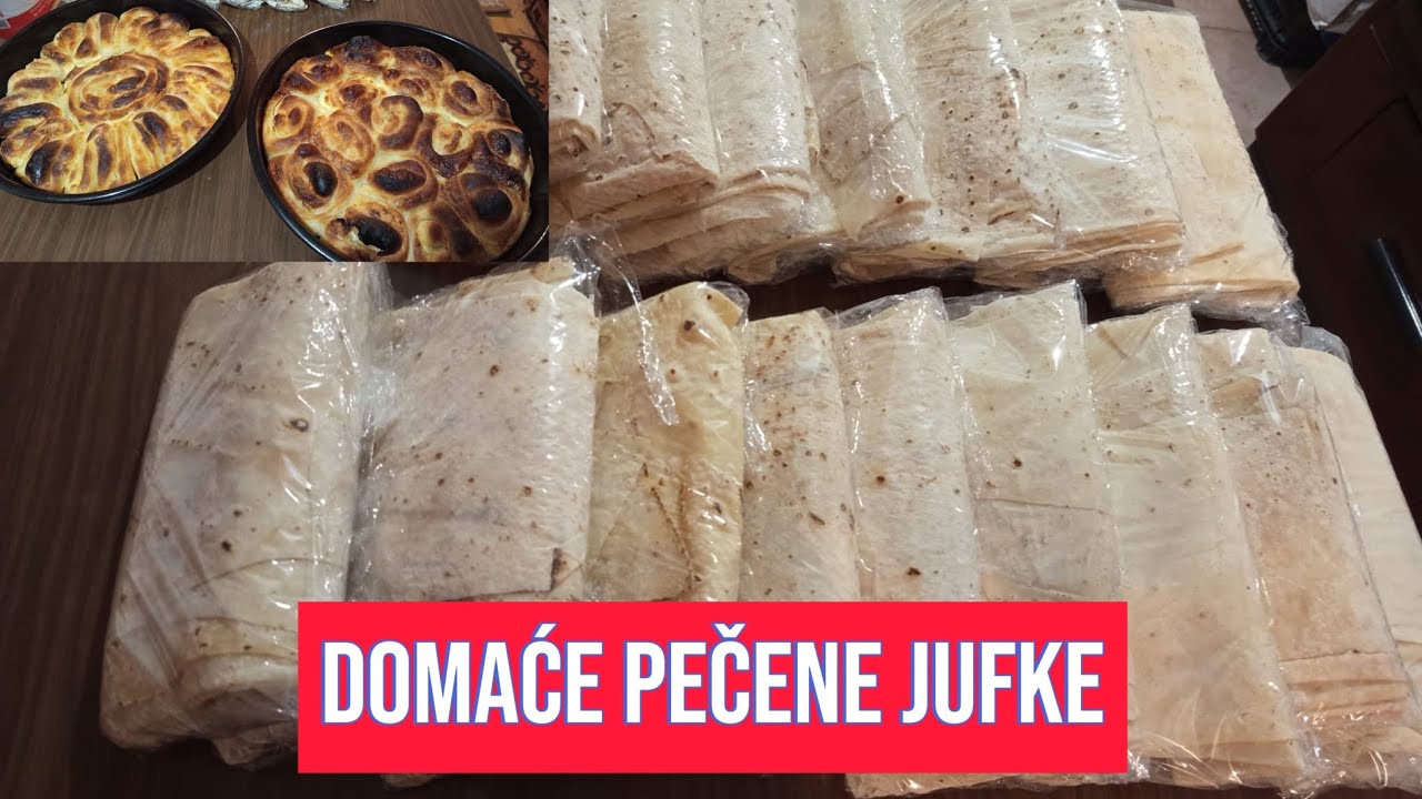 PEČEMO DOMAĆE JUFKE#cooking #cooking #food #recipe #balkan SIRNICA I ...