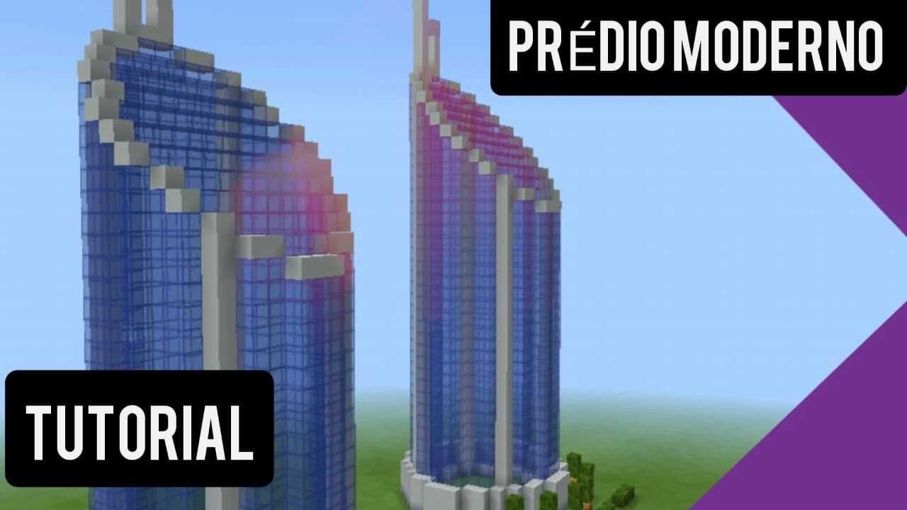 TUTORIAL PRÉDIO MODERNO NO MINECRAFT! - YouTube